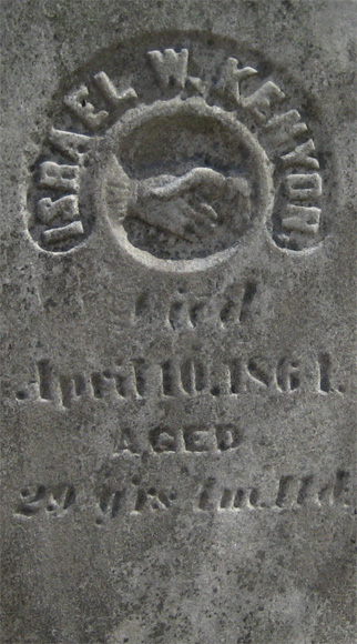 Israel Kenyon Head Stone Close-up for 25 Seconds